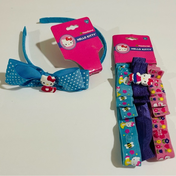 Sanrio | Accessories | Hello Kitty Blue Purple Pink Assorted Headbands ...